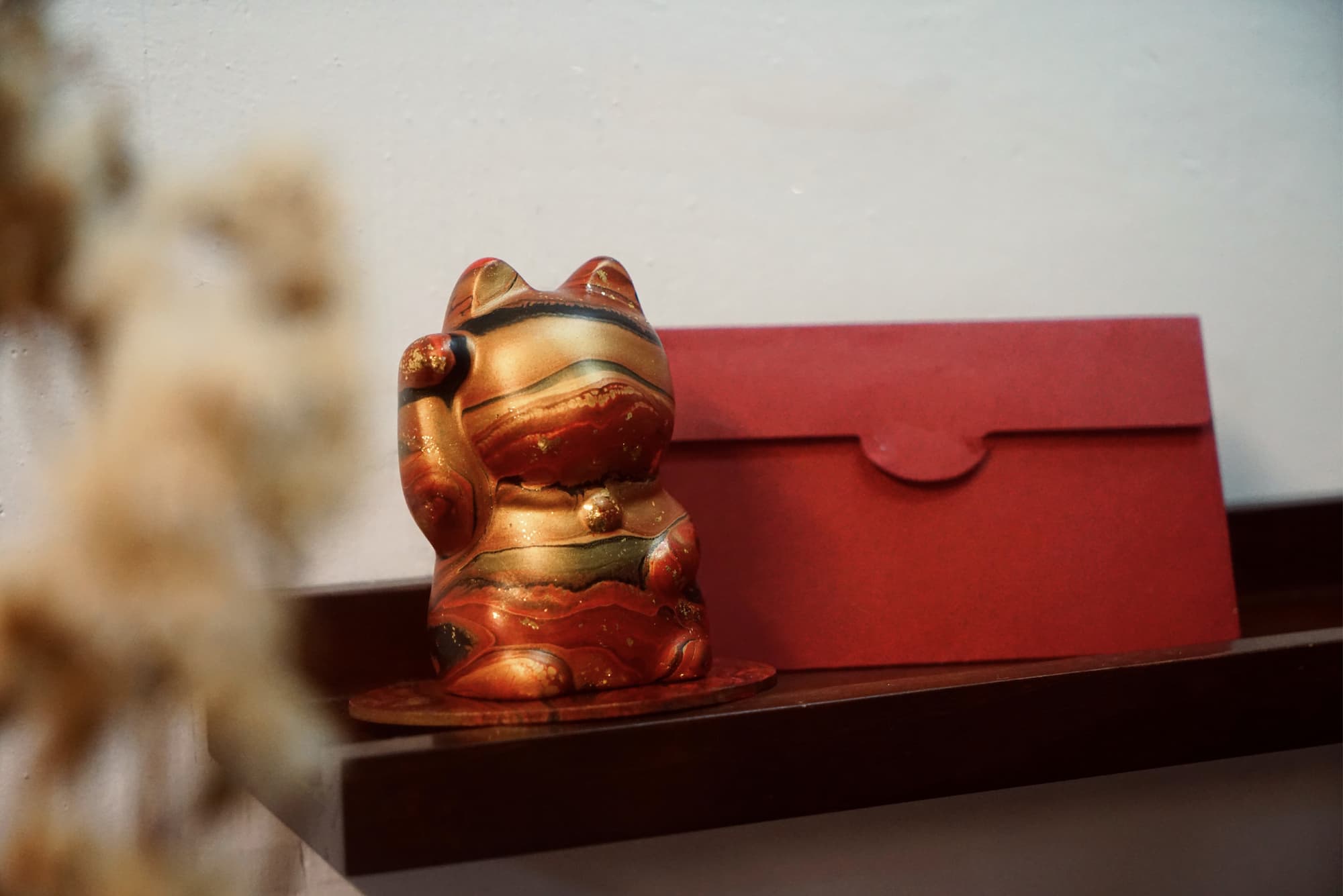 獨一無二的祝福！流體畫陶瓷招財貓錢甖 | JOLLYHUB